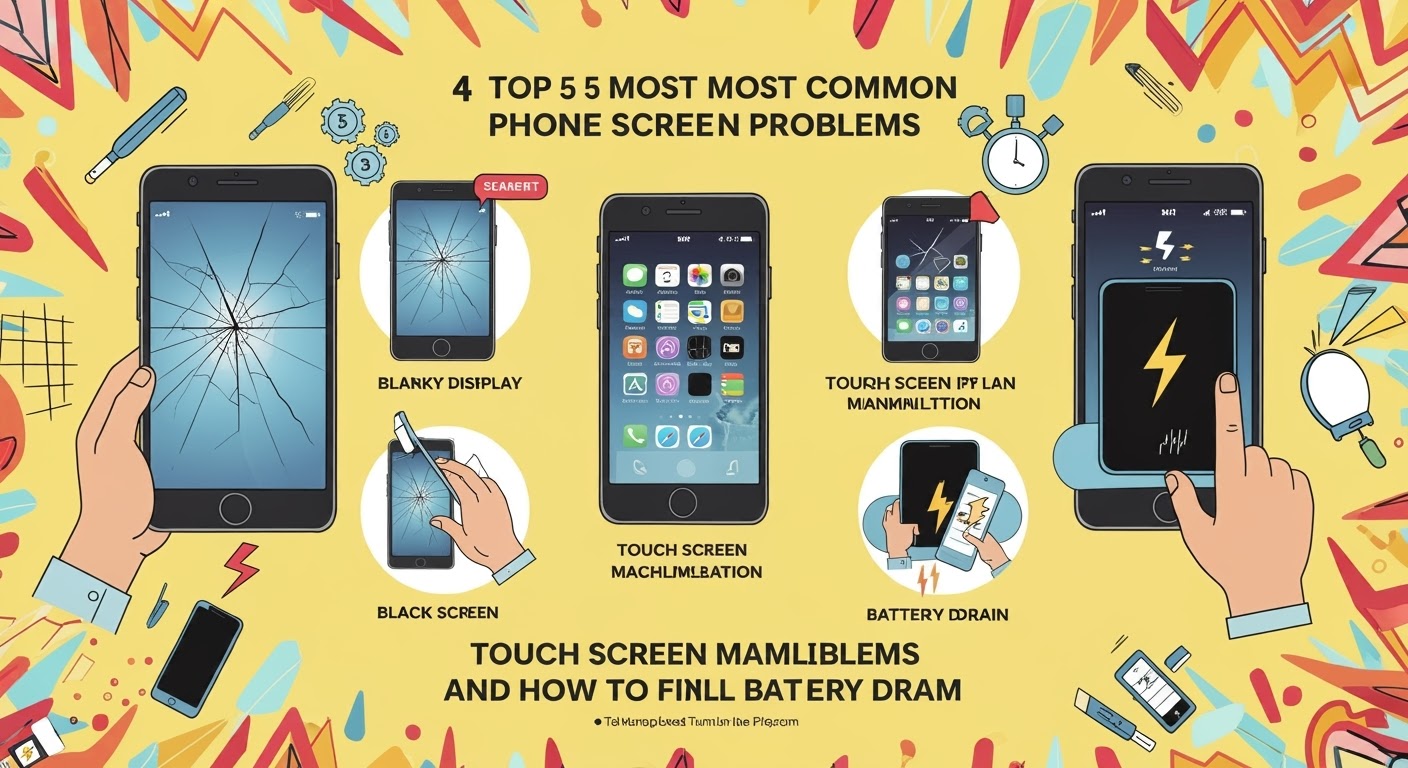 Top 5 Most COMMON Phone Screen Problems and How to Fix Them | Sydney CBD Repair Centre