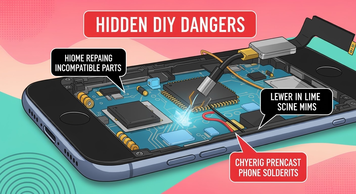 Hidden DANGERS of DIY phone repair revealed. | Sydney CBD Repair Centre