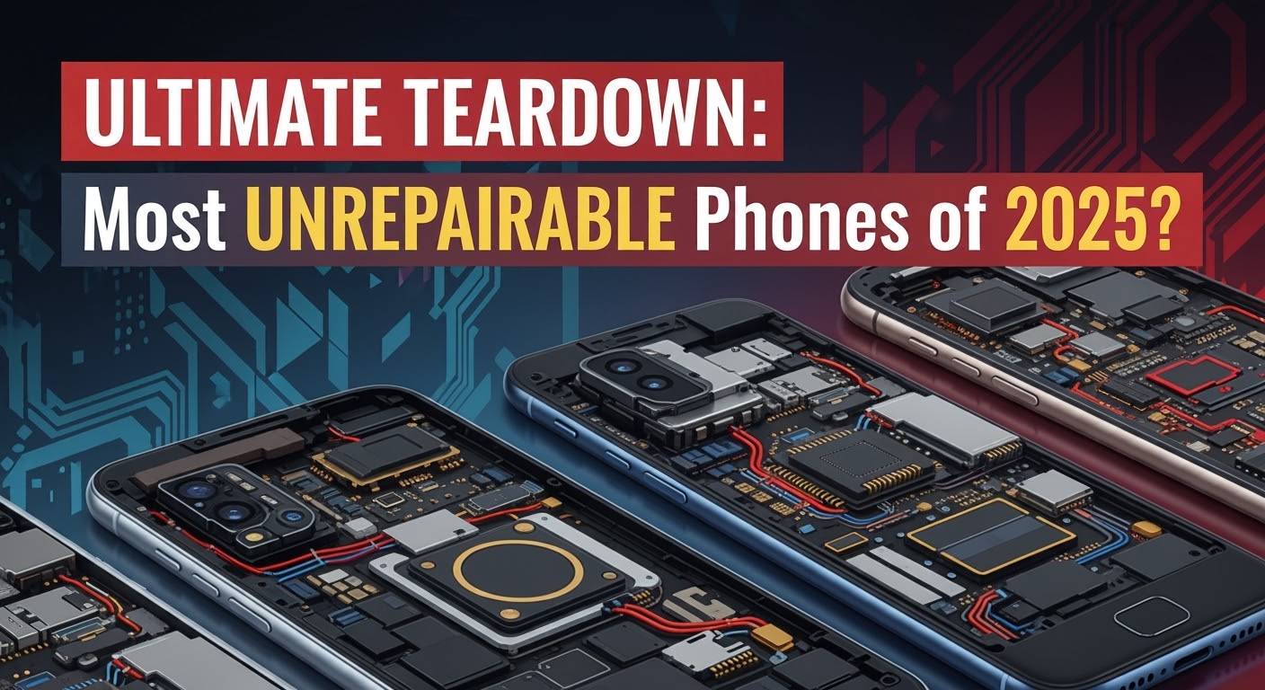 ULTIMATE TEARDOWN: Most UNREPAIRABLE Phones of 2025? | Sydney CBD ...