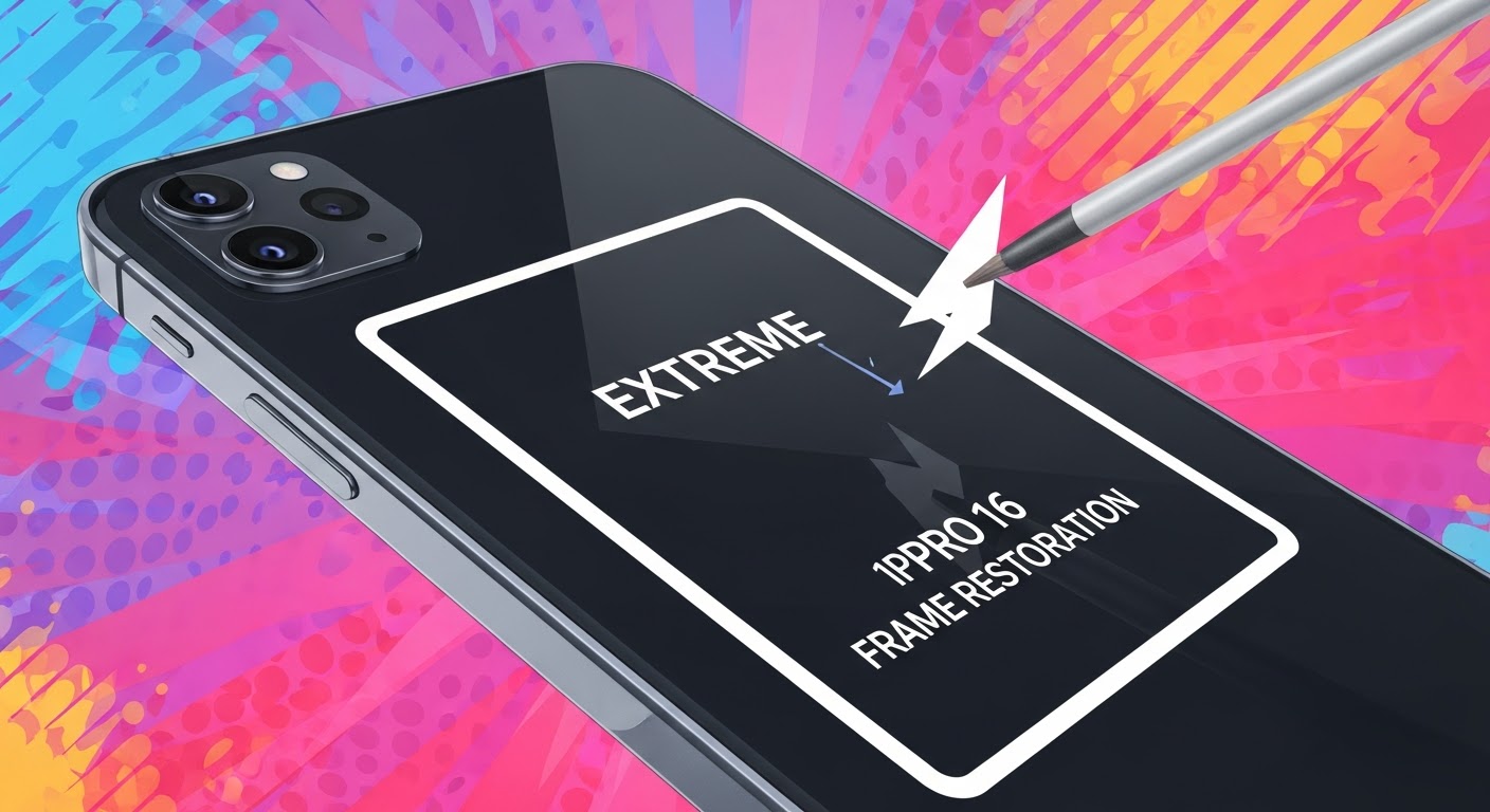 Extreme iPhone 16 Pro Max Frame Restoration | Sydney CBD Repair Centre