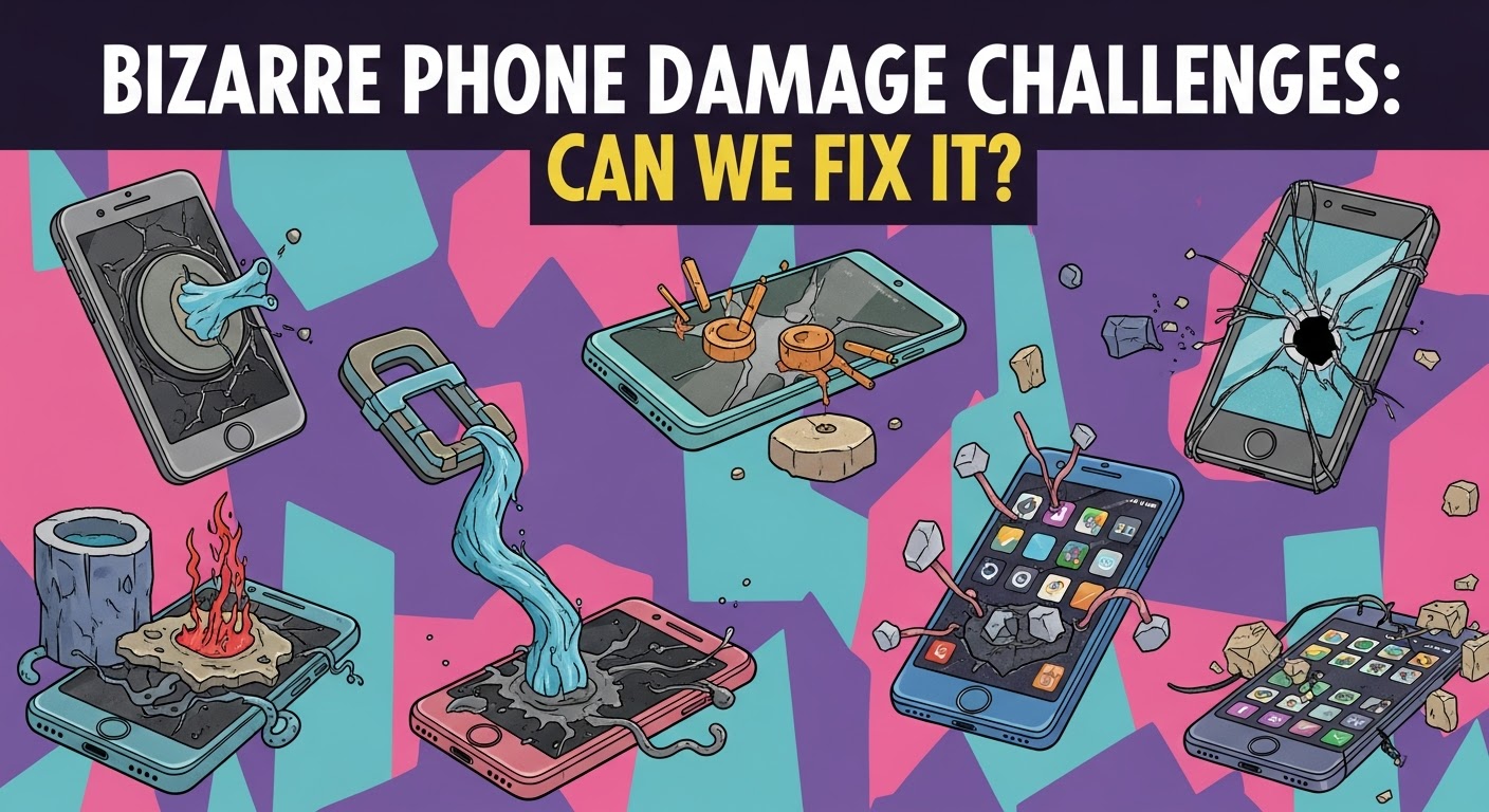 Bizarre Phone Damage Challenges: Can We Fix It? | Sydney CBD Repair Centre