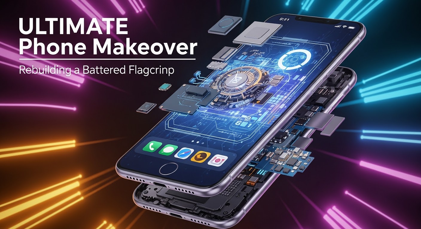 ULTIMATE Phone Makeover: Rebuilding a Battered Flagship | Sydney CBD ...