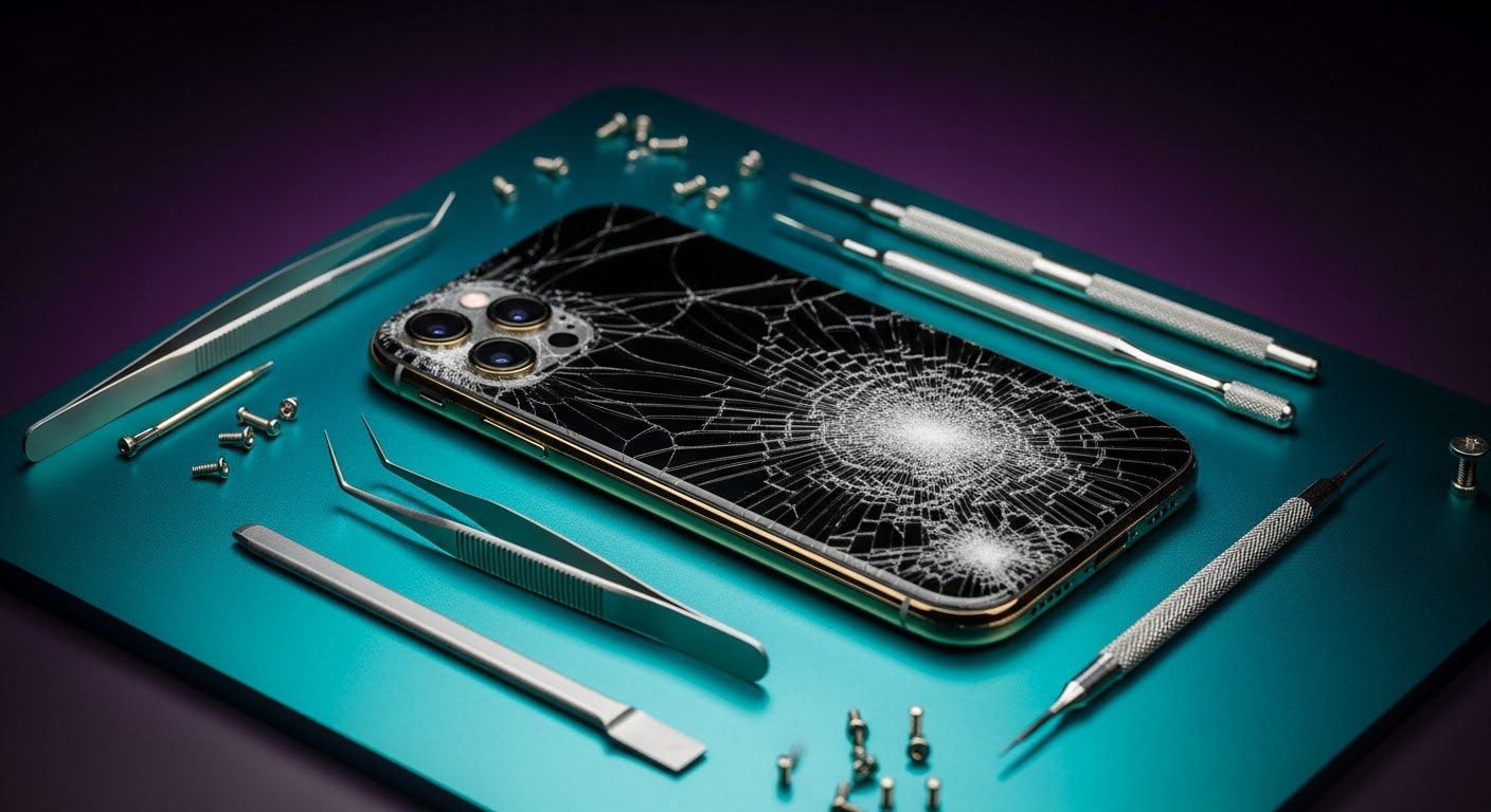 ASMR Phone Revival Rebuilding a Battered iPhone 16 Pro from Scratch ...